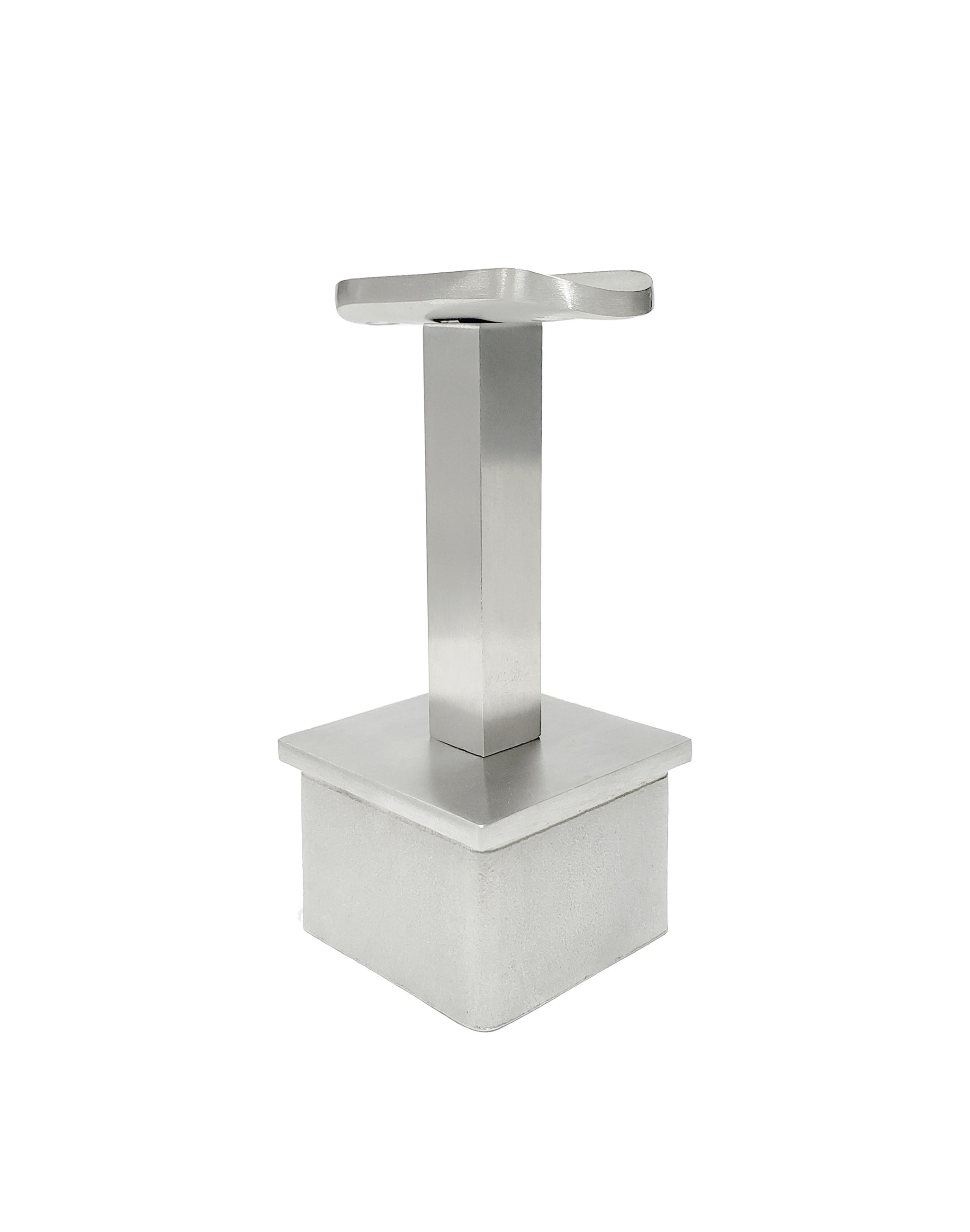 Fixed Square Stem Post Handrail Bracket Stainless Steel for 2" Post Fi ...