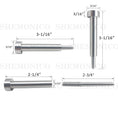 Stainless Steel Invisi Stud & Receiver (C1030) – SHEMONICO