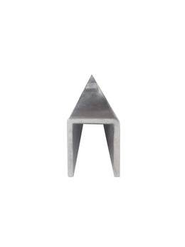 Slim Cap Rail for Glass Railing 10 ft U Channel Stainless Steel (G1013 ...